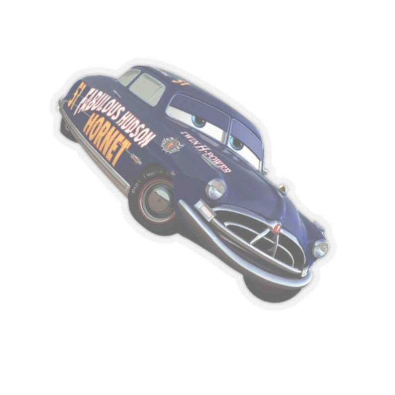 Doc Hudson Sticker | Cars Sticker | Decal - Etsy