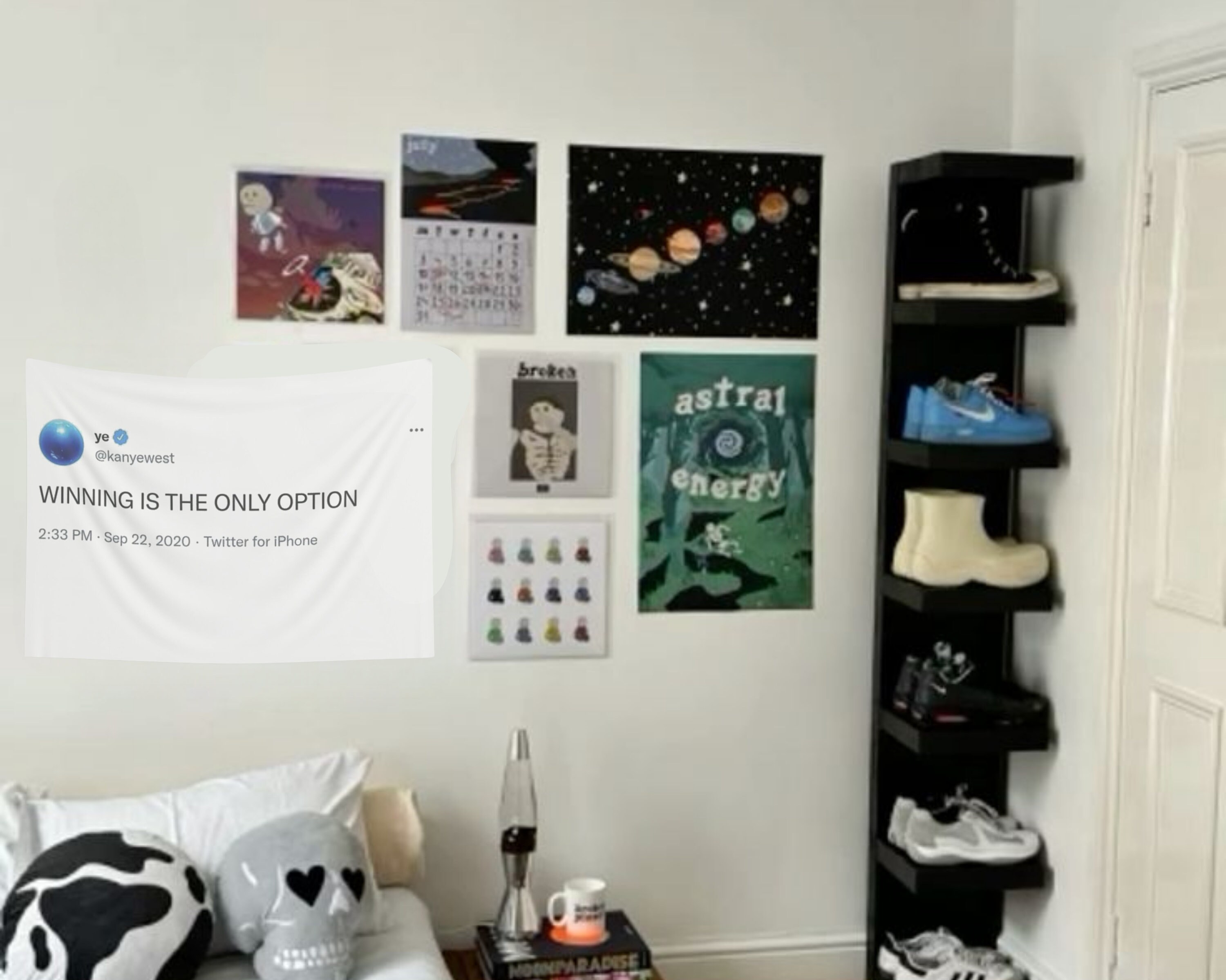 Kanye Flag | Motivation Flag | Indoor Wall Tapestry | Wall Decor for ...