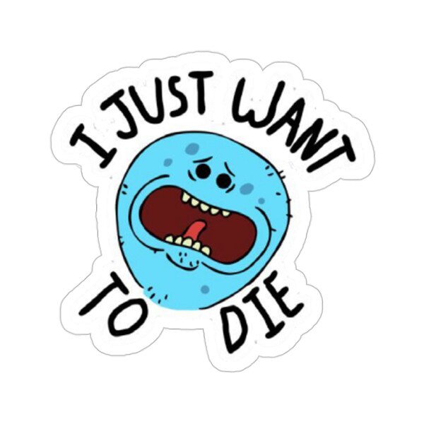 Mr Meeseeks Decal - Etsy