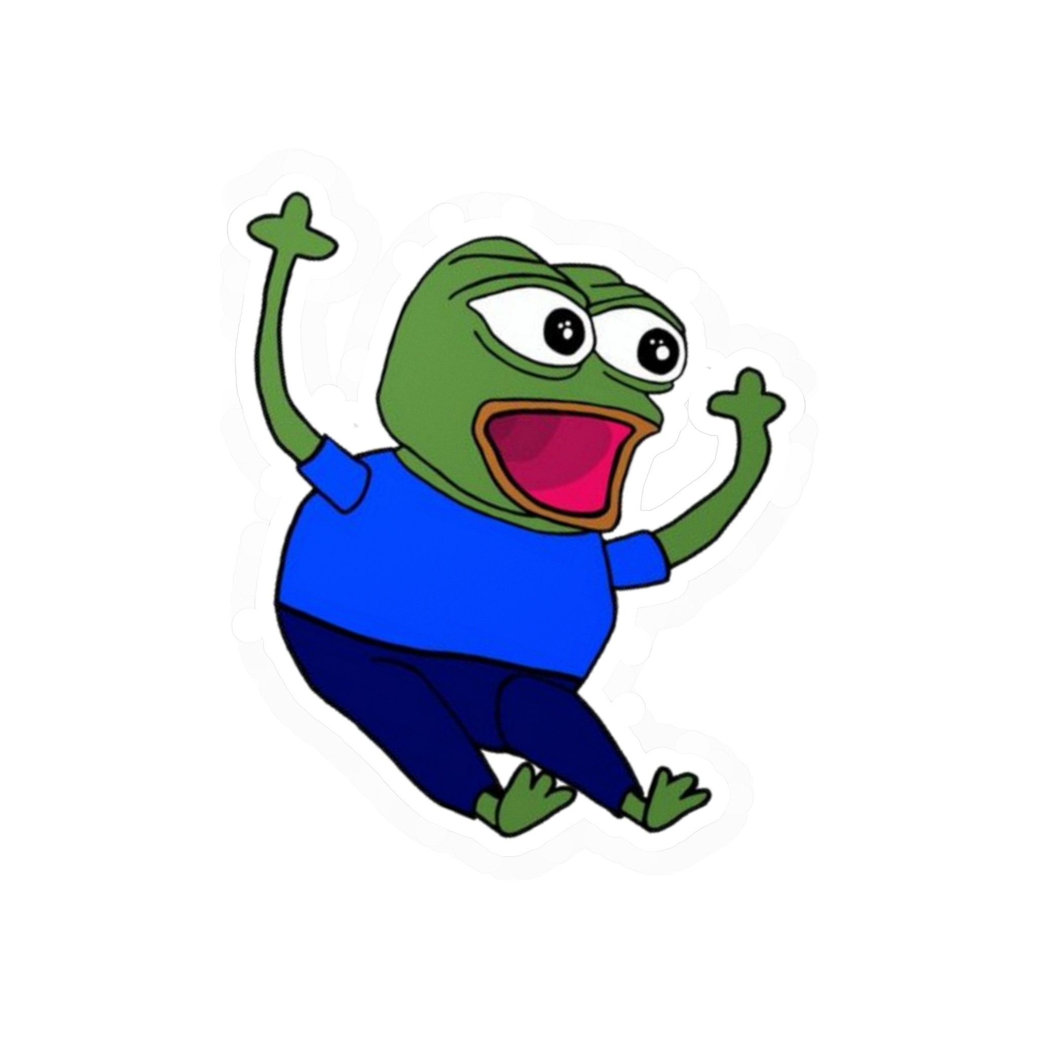 Poggies Sticker Emote Vinyl Decal - Etsy