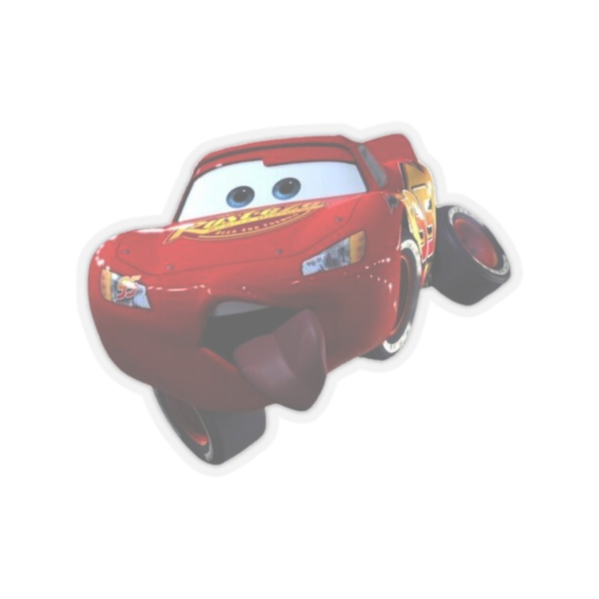 Lightning Mcqueen Sticker Decal - Etsy