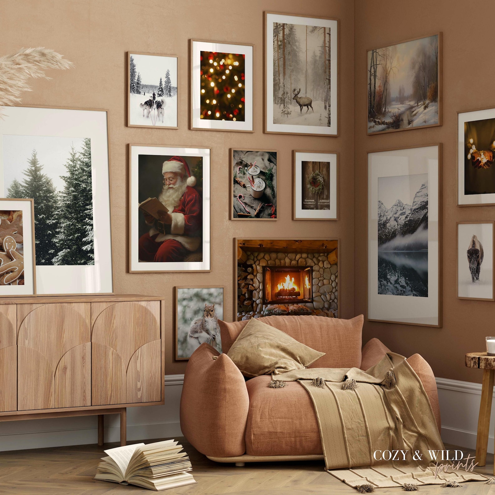 Christmas Prints Bundle Set of 20 Printable Wall Art - Etsy