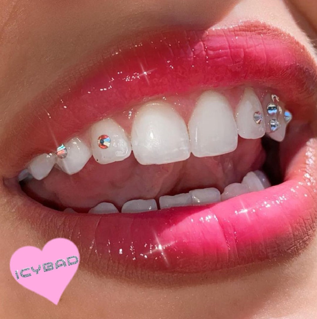 Tooth Gems Aurora Swarovski Crystal - Etsy