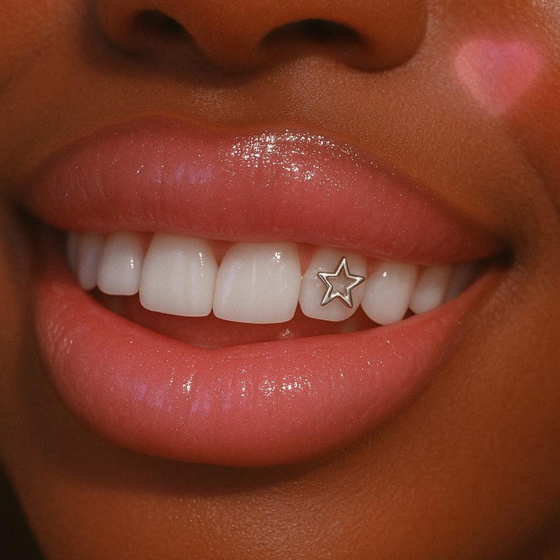 Gold Star Tooth Gem - Etsy