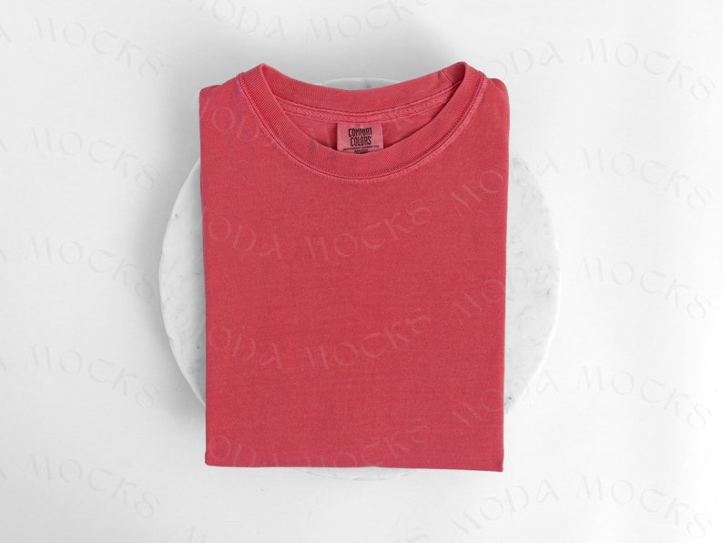 Watermelon Comfort Colors 1717 Mockup | Folded T Shirt Mock up ...