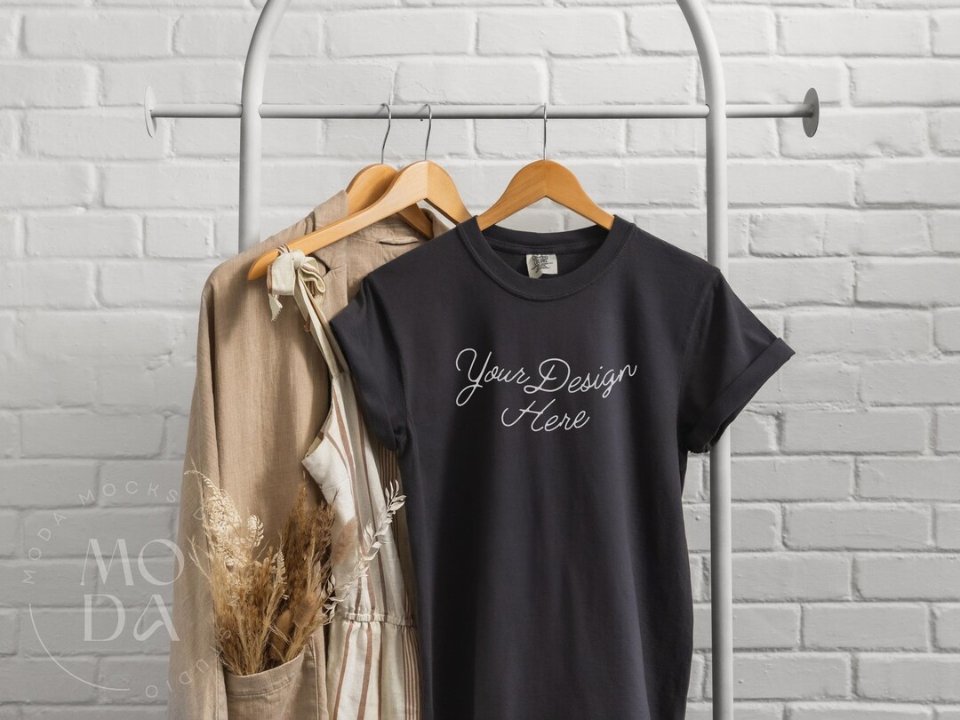 Graphite Comfort Colors 1717 Mockup | T Shirt Mockup | Comfort Colors ...