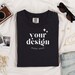 Graphite Comfort Colors 1717 Mockup | Folded T Shirt Mockup | Comfort ...