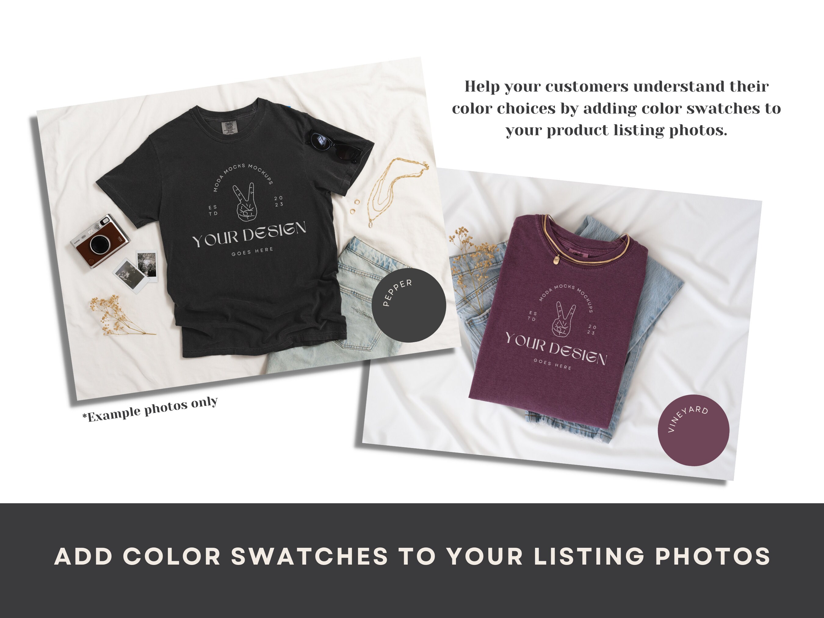 Editable Comfort Colors 1717 Color Chart, Customizable Canva Template ...
