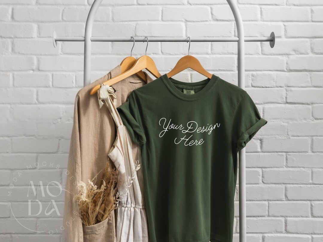 Hemp Comfort Colors 1717 Mockup | T Shirt Mockup | Comfort Colors ...