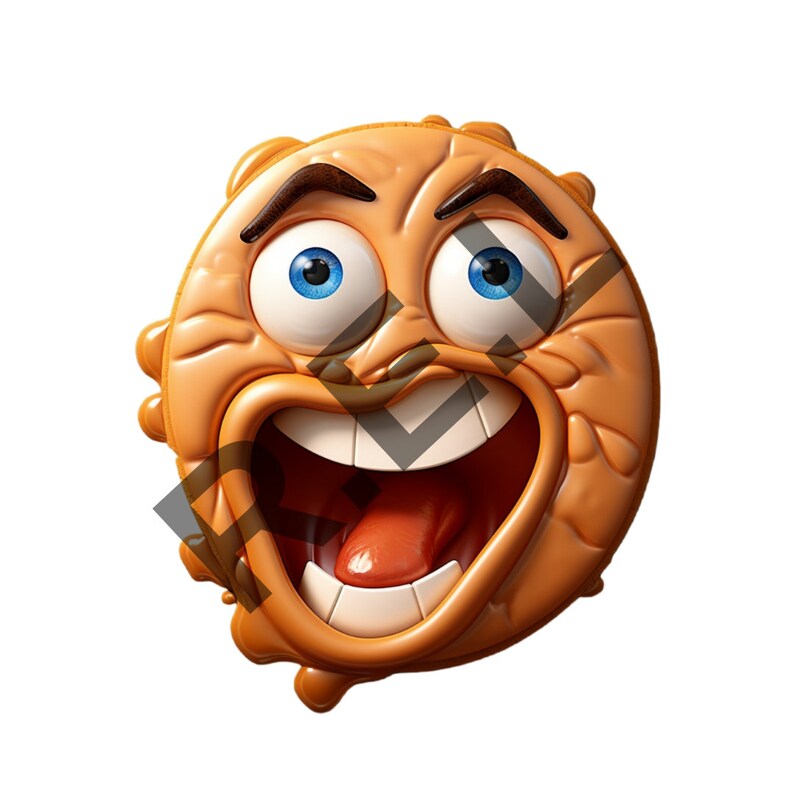 Cookies Clipart Set - 5 Digital Download Jpgs & PNG - Cute Cartoon ...