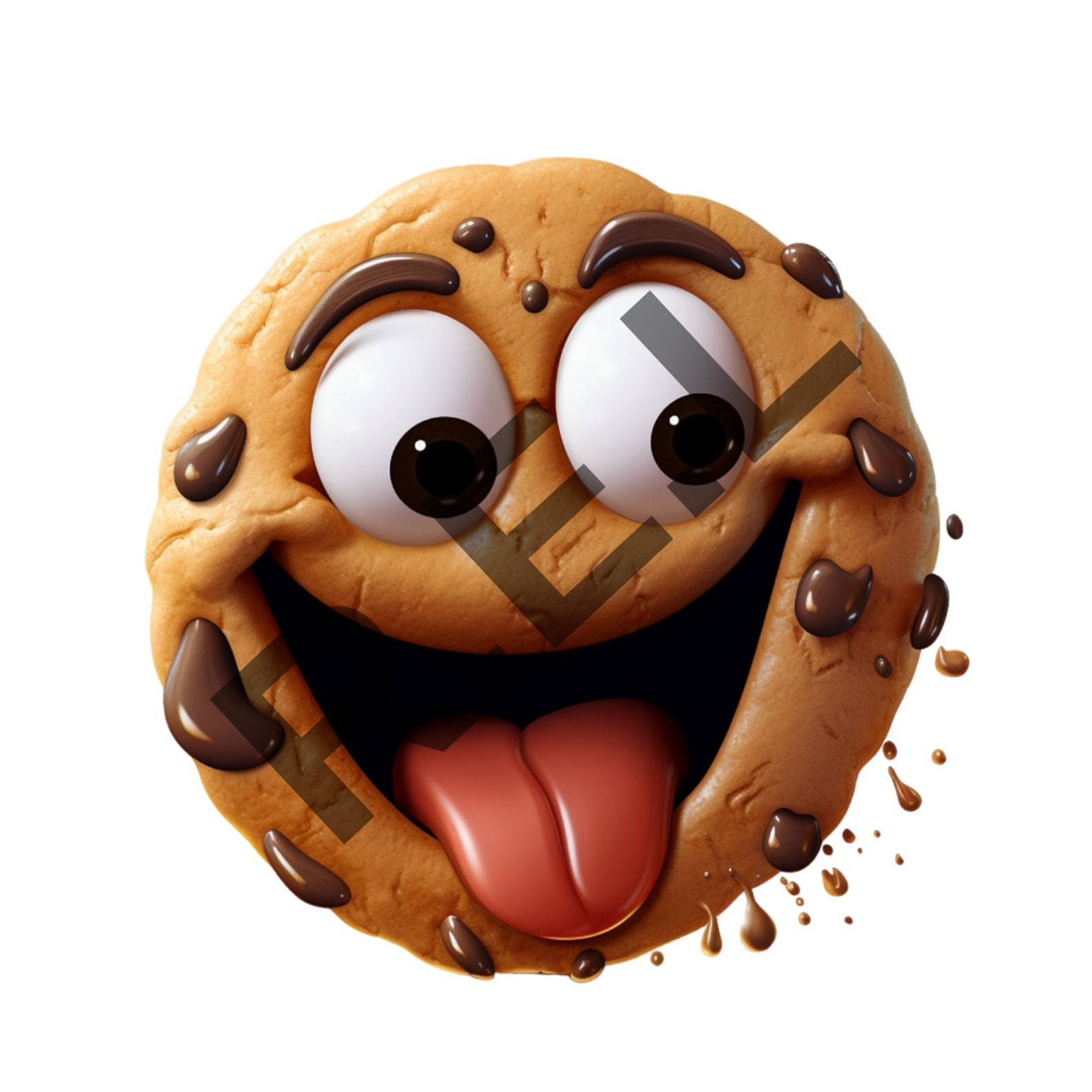 Cookies Clipart Set - 5 Digital Download Jpgs & PNG - Cute Cartoon ...