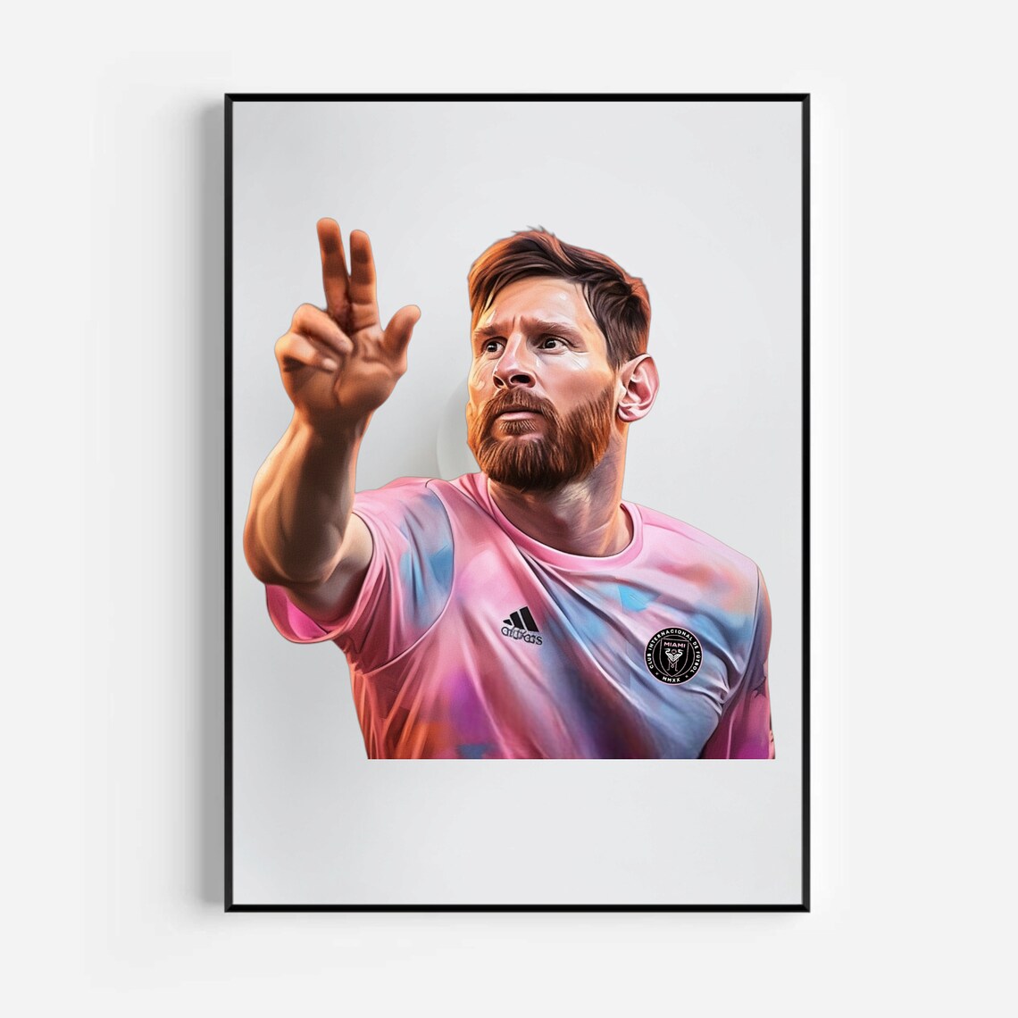 Lionel Messi Inter Miami Clip Art Digital Download - PNG & JPEG Soccer ...
