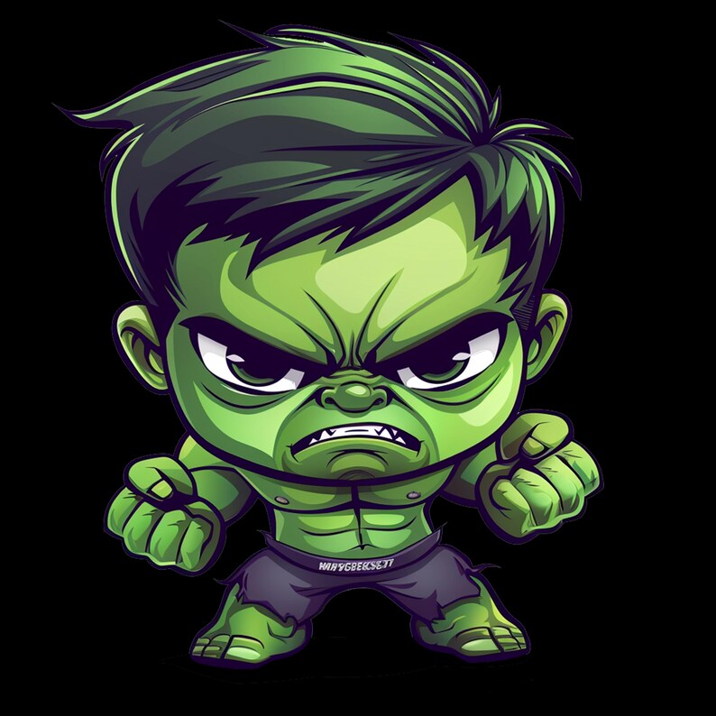 Instant Download: Set of 8 Hulk PNG Images - High Quality Digital Art ...