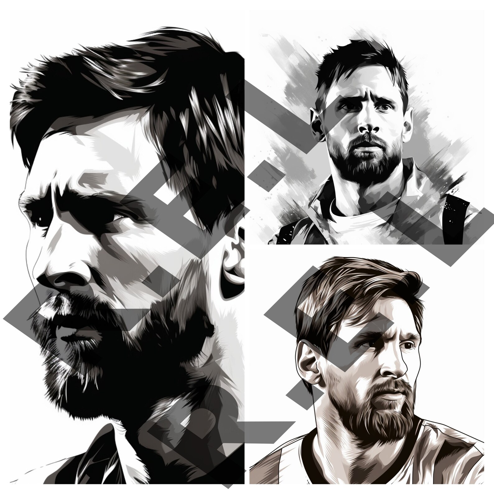 Messi Argentina PNG Messi Svg, Messi Pdf, Messi Eps Digital Download ...