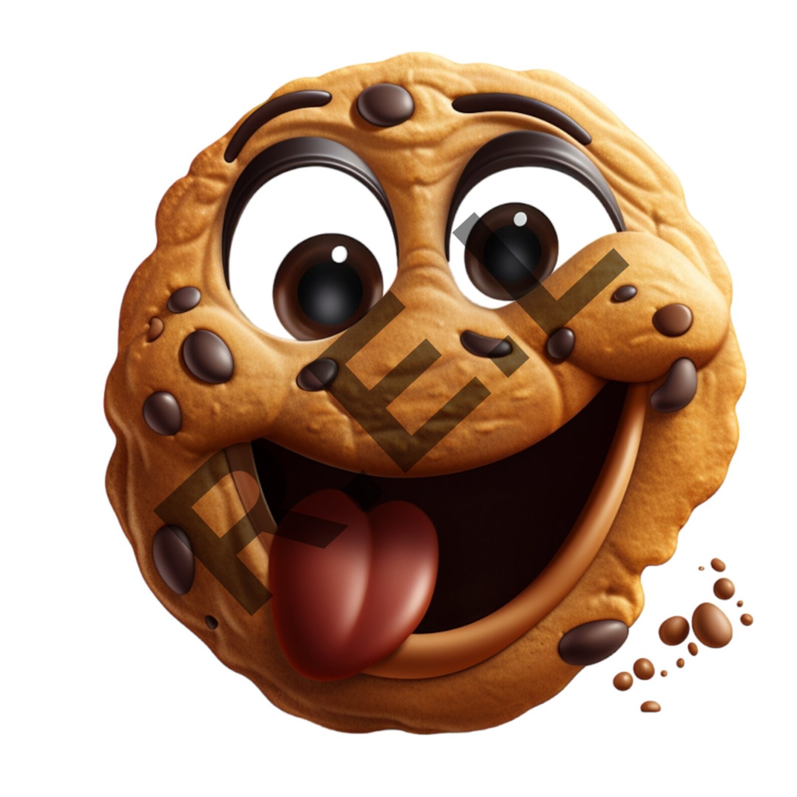 Cookies Clipart Set - 5 Digital Download Jpgs & PNG - Cute Cartoon ...