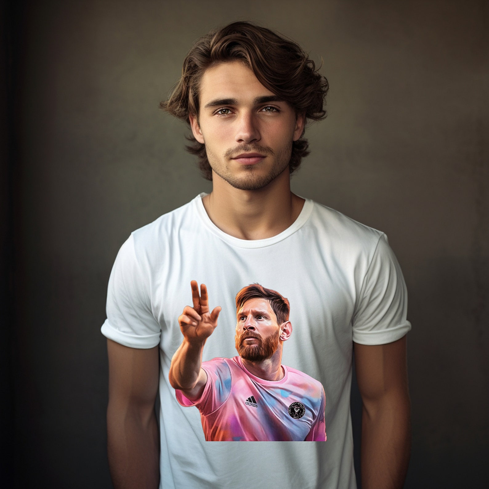 Lionel Messi Inter Miami Clip Art Digital Download - PNG & JPEG Soccer ...