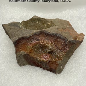 Iridescent Siderite Crystals/maryland Minerals/lower Cretaceous Arundel ...