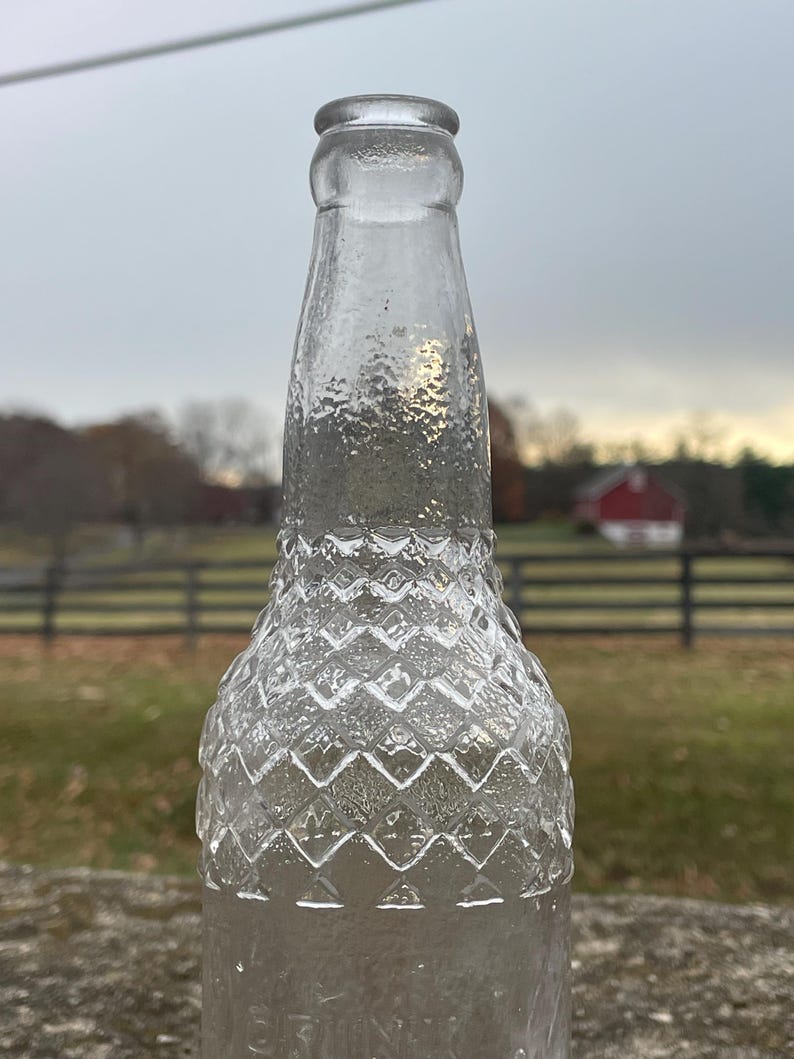 Vintage 1957 Barqs Root Beer Bottle/embossed Glass Soda Bottle ...