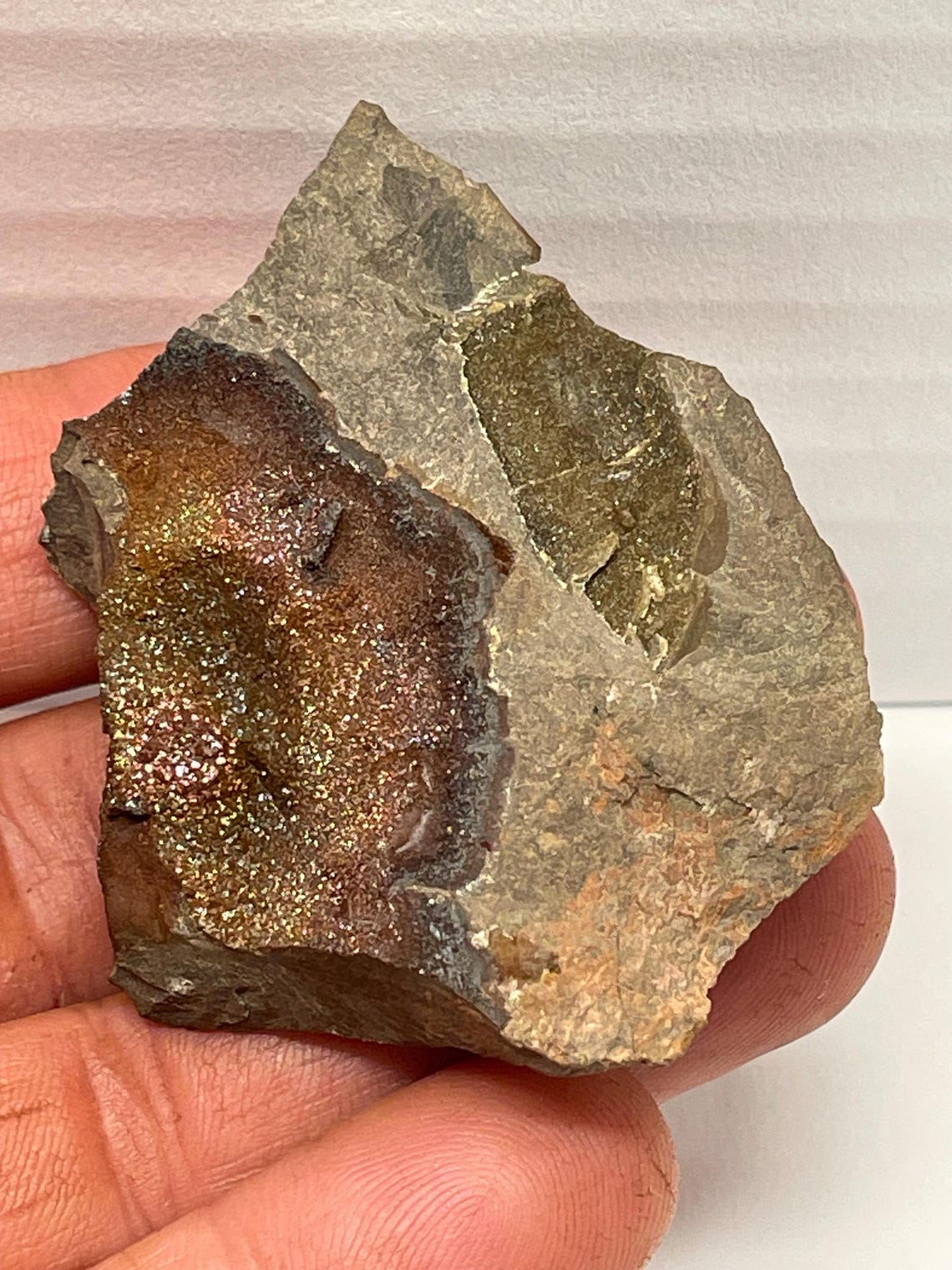 Iridescent Siderite Crystals/maryland Minerals/lower Cretaceous Arundel ...