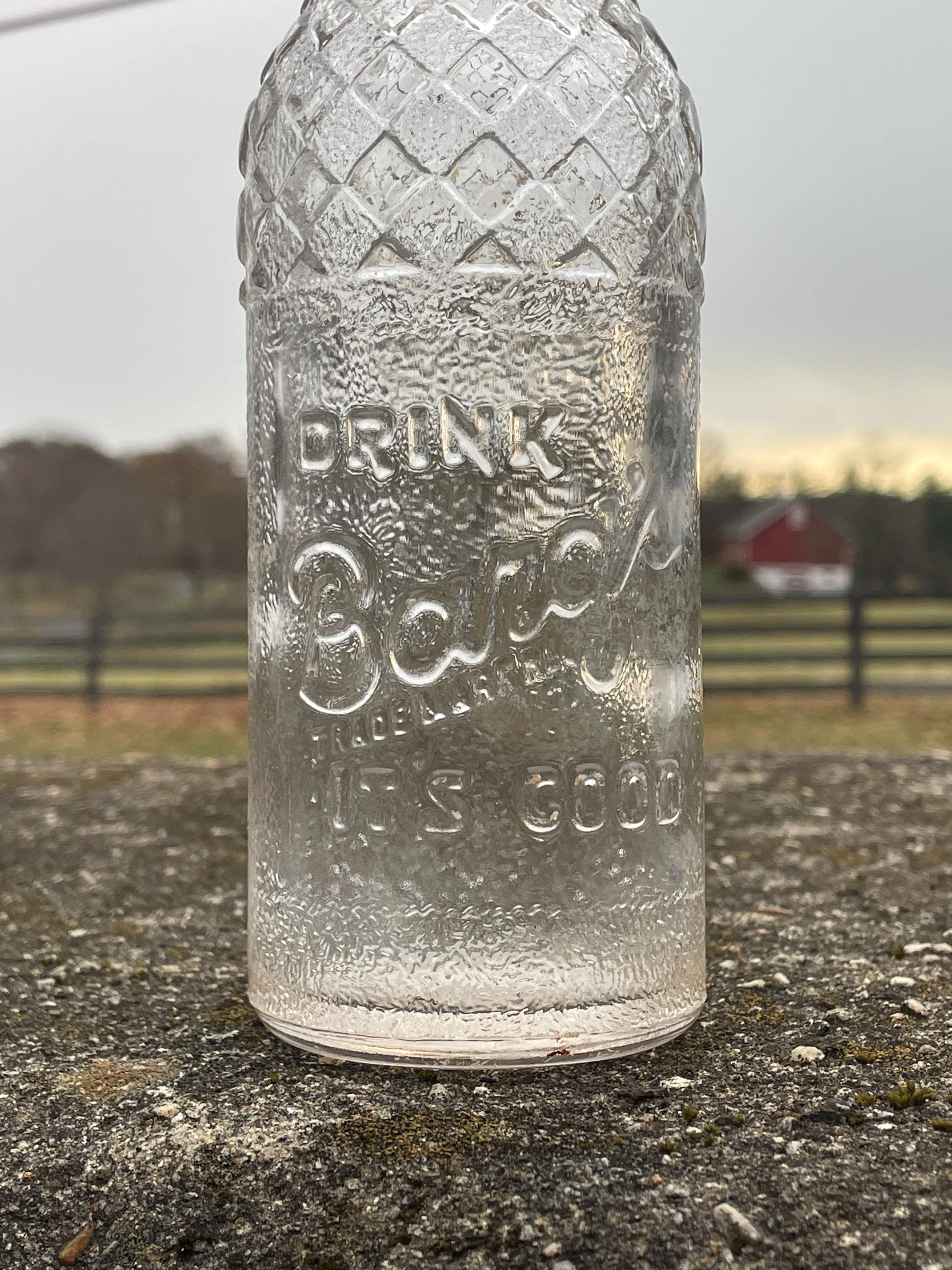 Vintage 1957 Barqs Root Beer Bottle/embossed Glass Soda Bottle ...