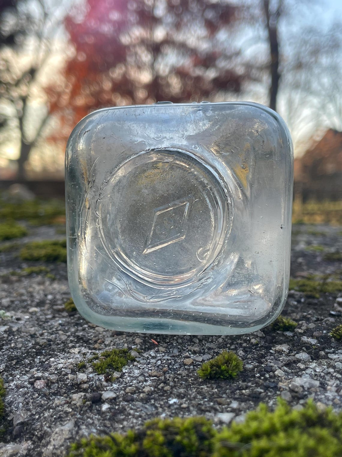 1920s Eckels Embalming Fluid Bottle/embossed Collectable Glass/vintage ...