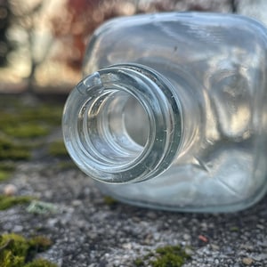 1920s Eckels Embalming Fluid Bottle/embossed Collectable Glass/vintage ...