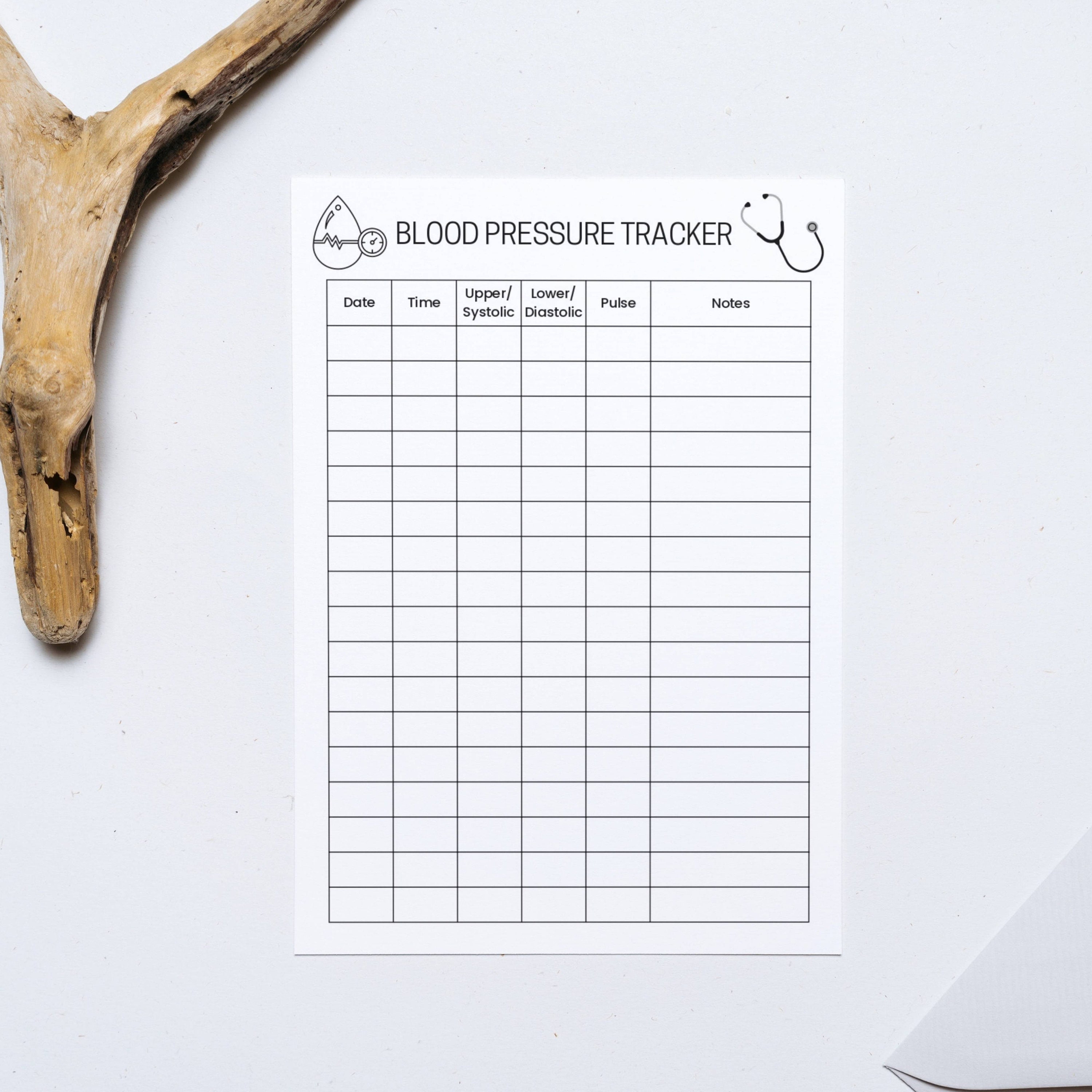 Printable Blood Pressure Chart Tracker, Blood Pressure Tracker, High ...