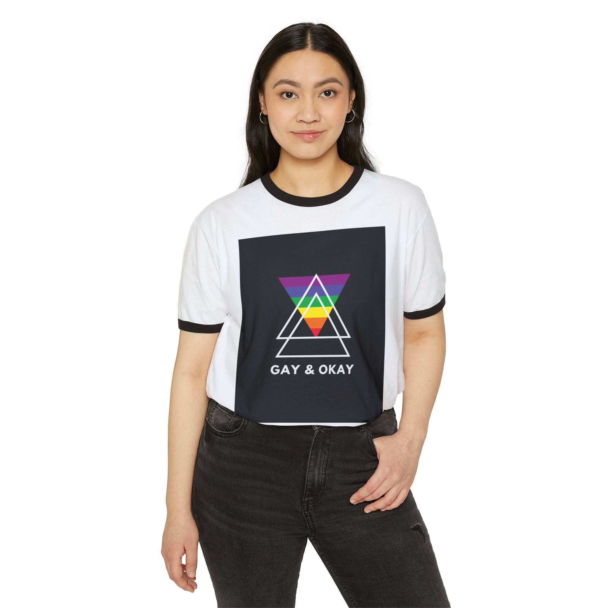 Unisex Cotton Ringer T-shirt Gay Lesbian Lgbt Lgbt - Etsy