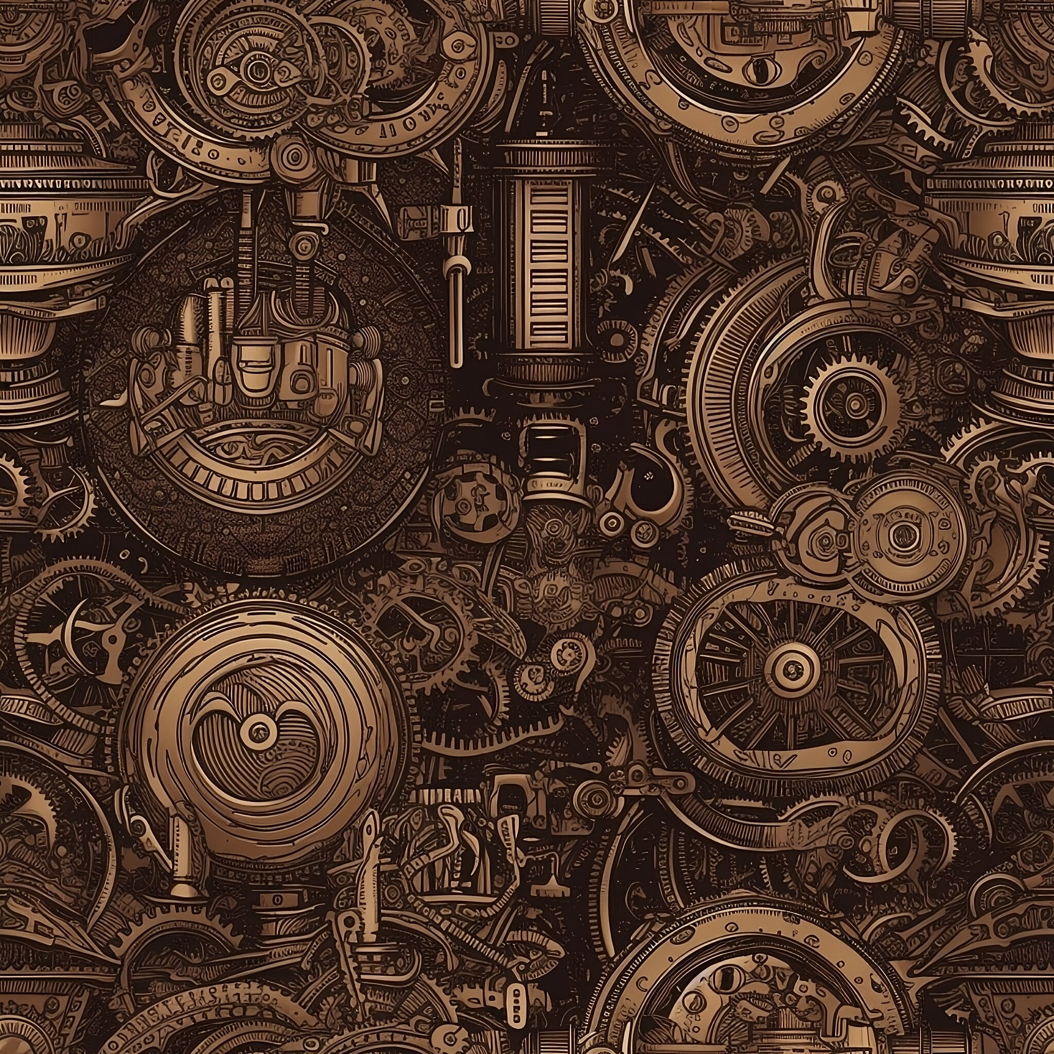 Steampunk Digital Pattern - Etsy
