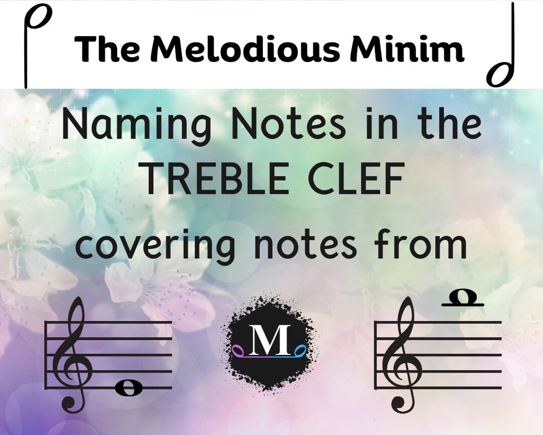 Naming Notes in the Treble Clef - Etsy