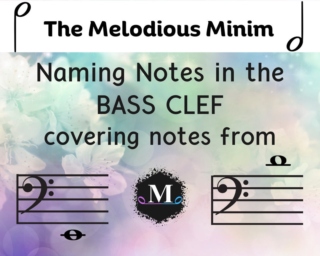 Naming Notes in the Bass Clef - Etsy