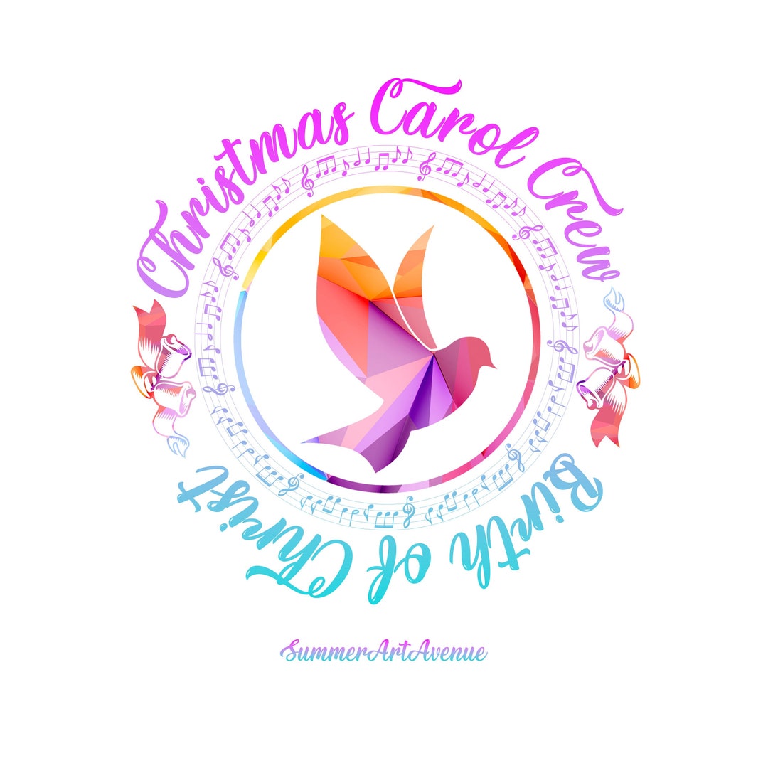 Christmas Carol Crew PNG Birth of Christ PNG Digital - Etsy
