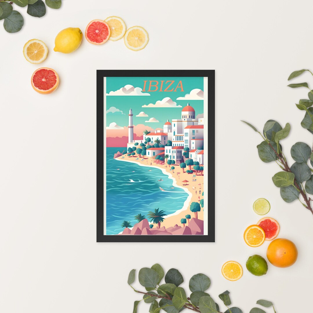 Beach Poster Framed Coastal Wall Art for Home Decoration Art for Wall ...