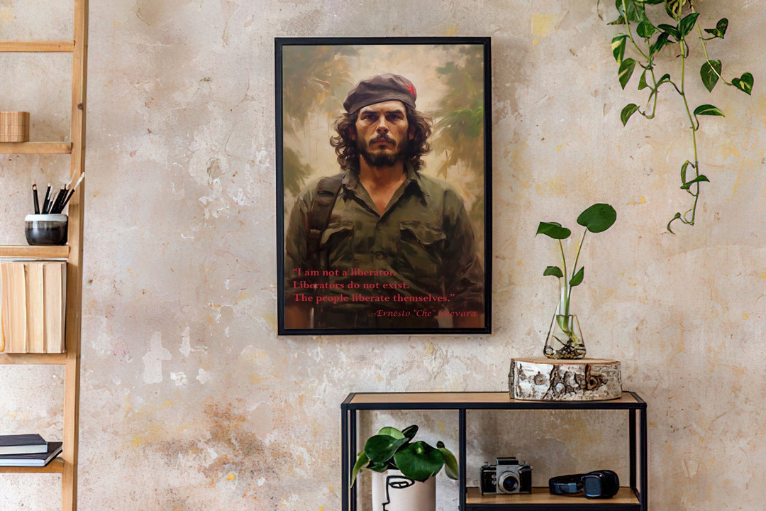 Che Guevara Poster Che Guevara Wall Art Che Political Art Motivational ...