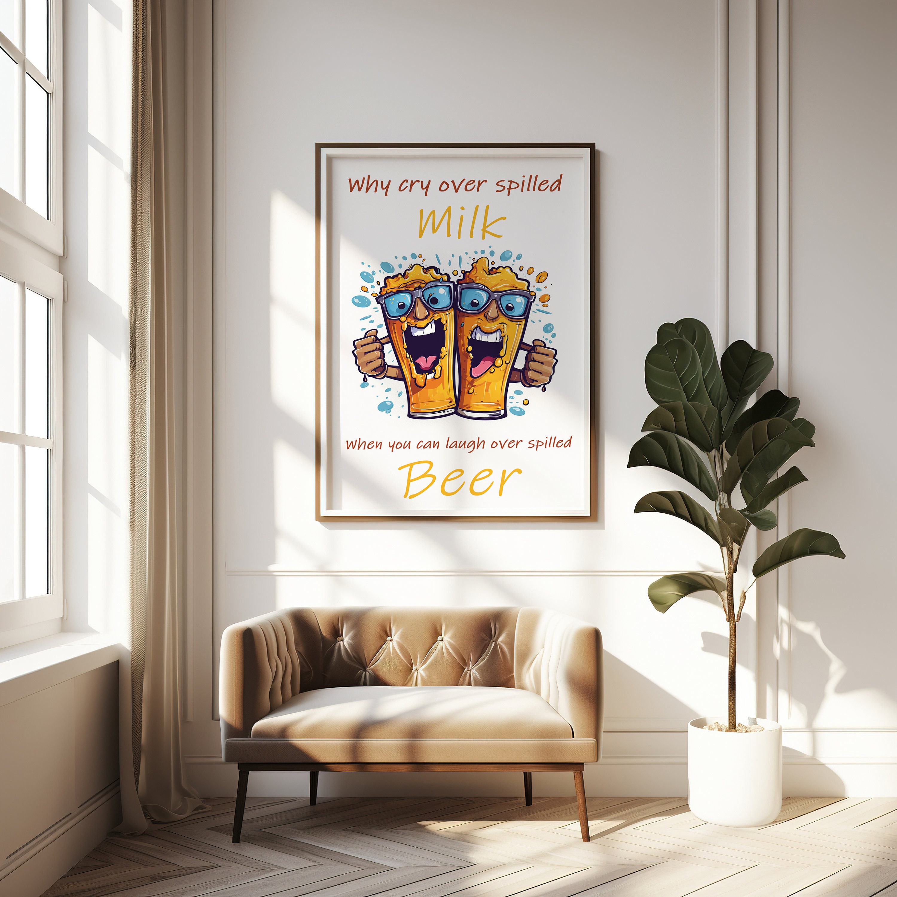 Beer Poster Funny Aussie Beer Poster for Man Cave Funny - Etsy