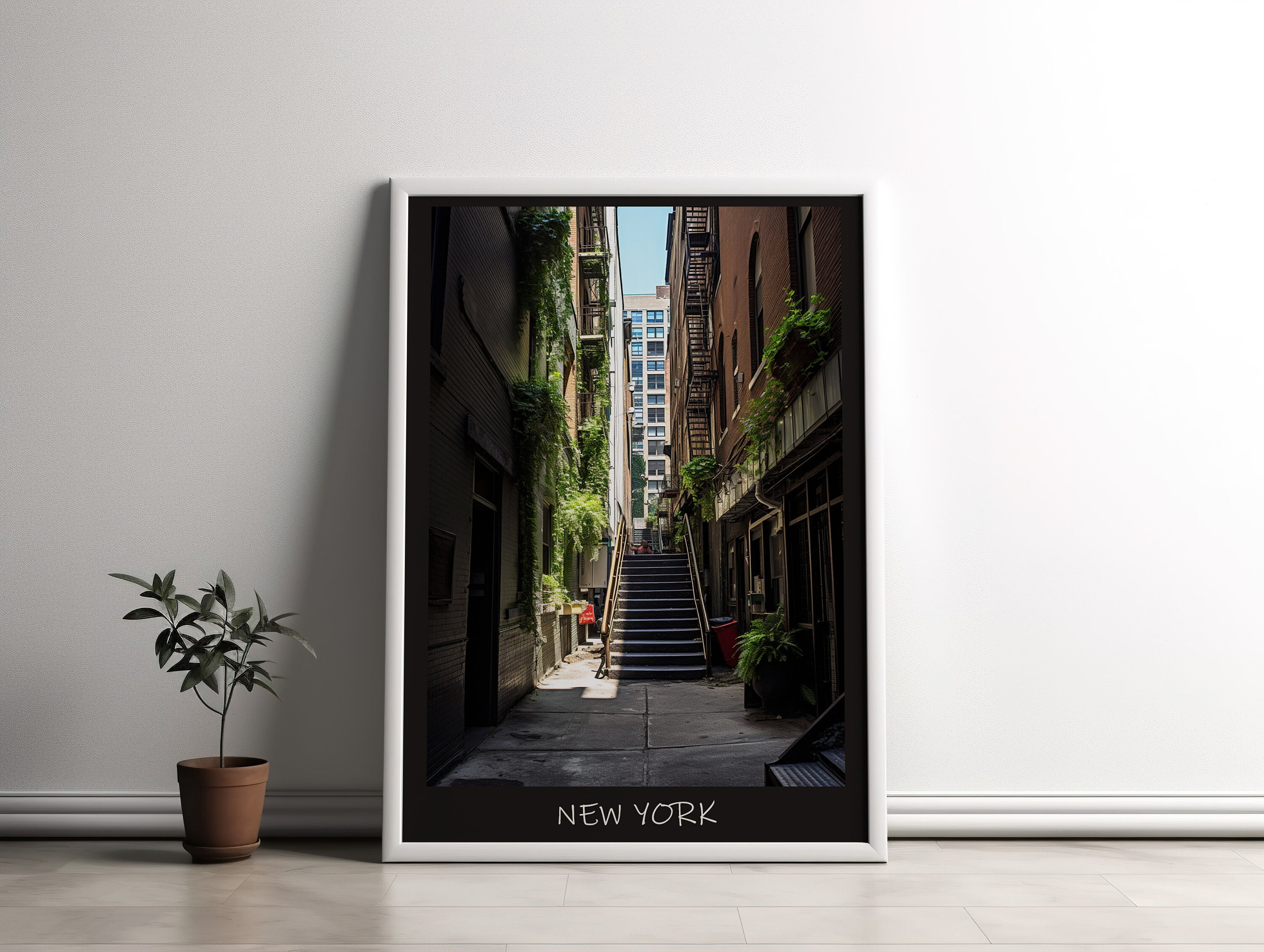 Alley Way Posters Wall Art of Cities London New York Tokyo Poster New ...