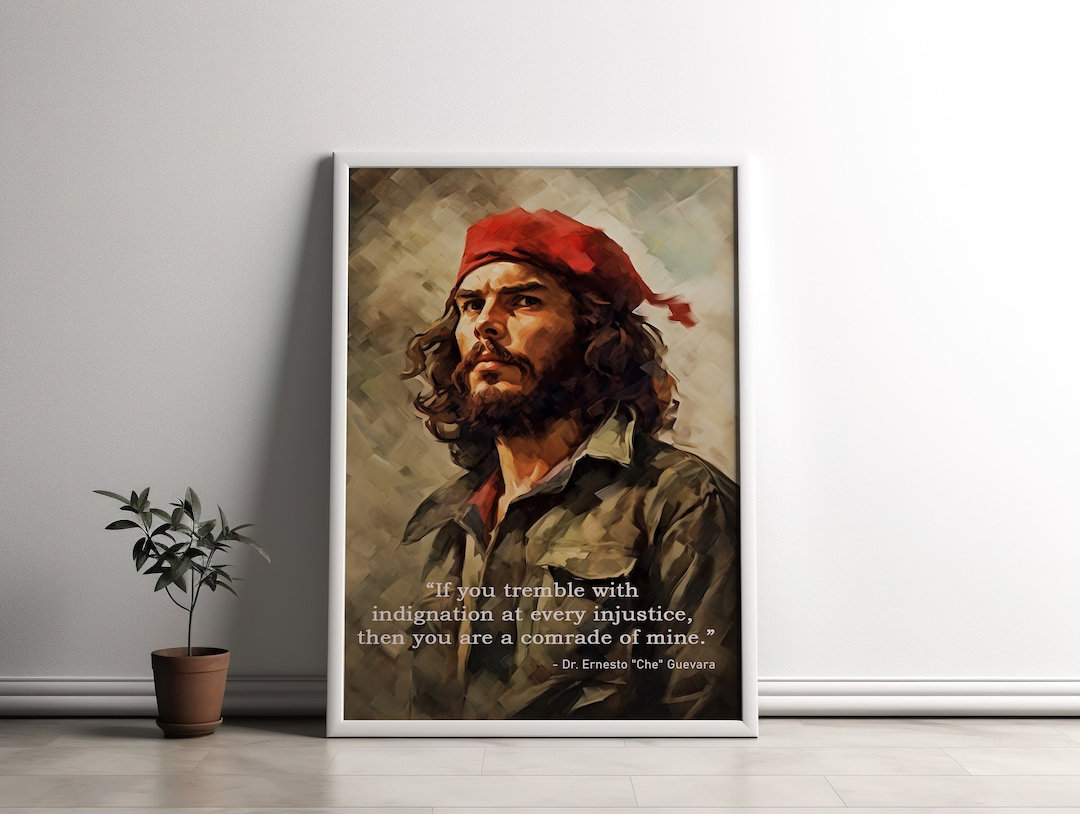 Che Guevara Poster Che Guevara Wall Art Che Political Art Motivational ...