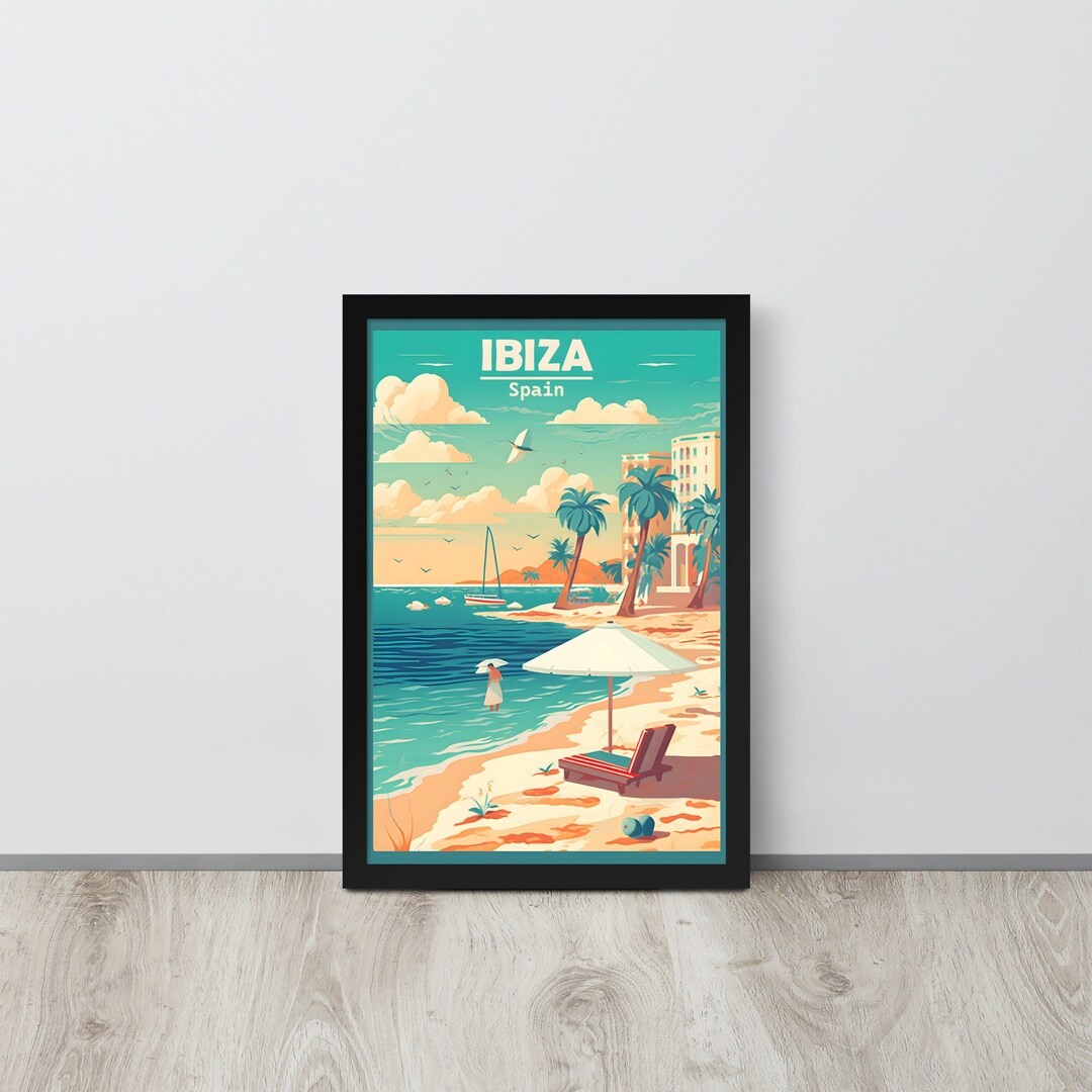 Beach Poster Framed Coastal Wall Art for Home Decoration Art for Wall ...