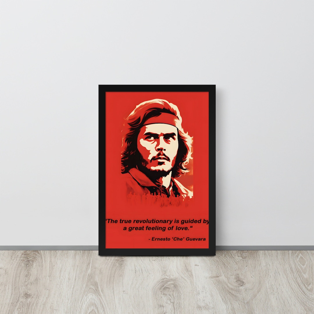 Che Guevara Poster Che Guevar Wall Art Che Political Art Communist Gift ...