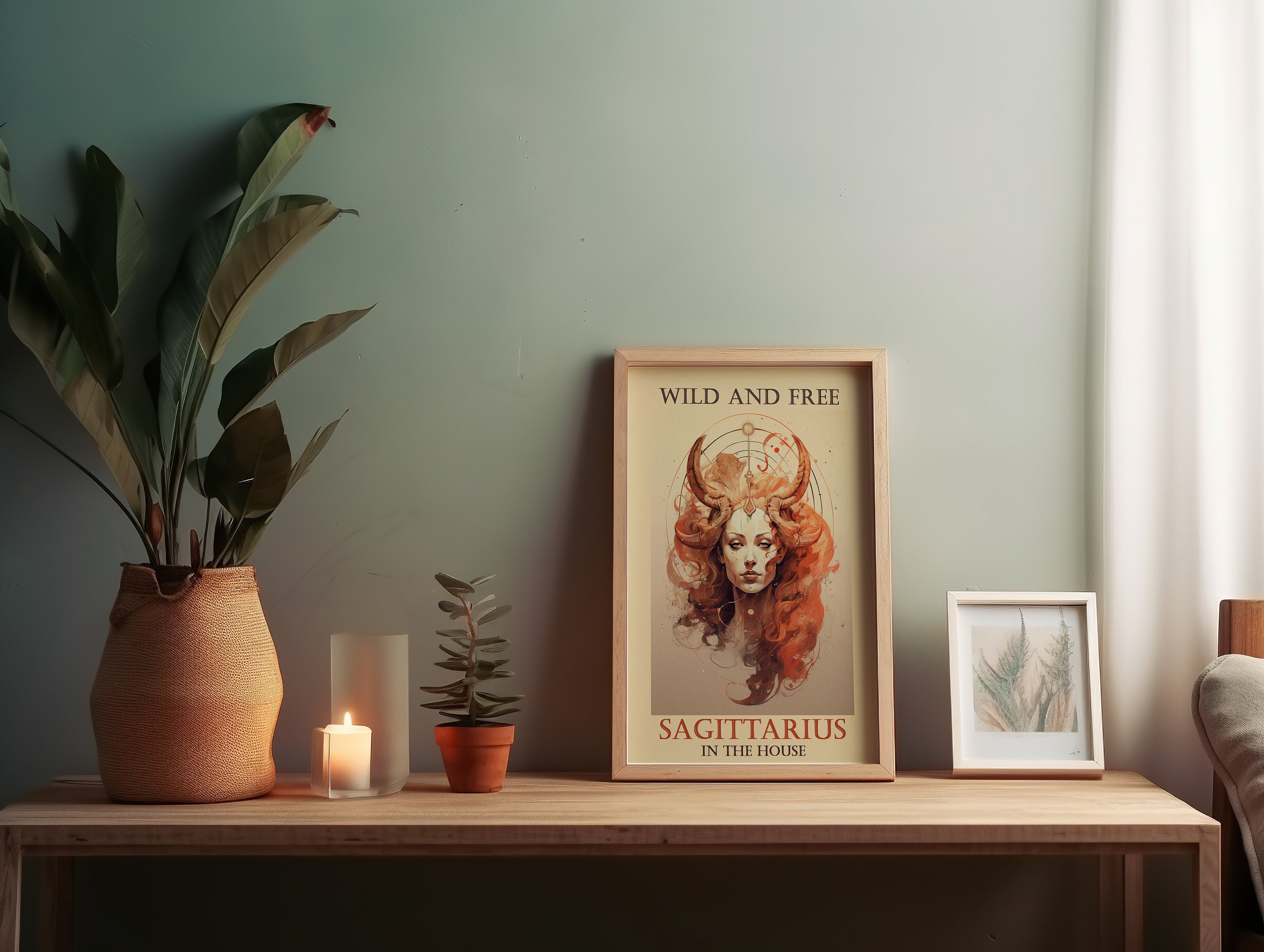 Sagittarius Poster Sagittarius Wall Art Zodiac Wall Art - Etsy