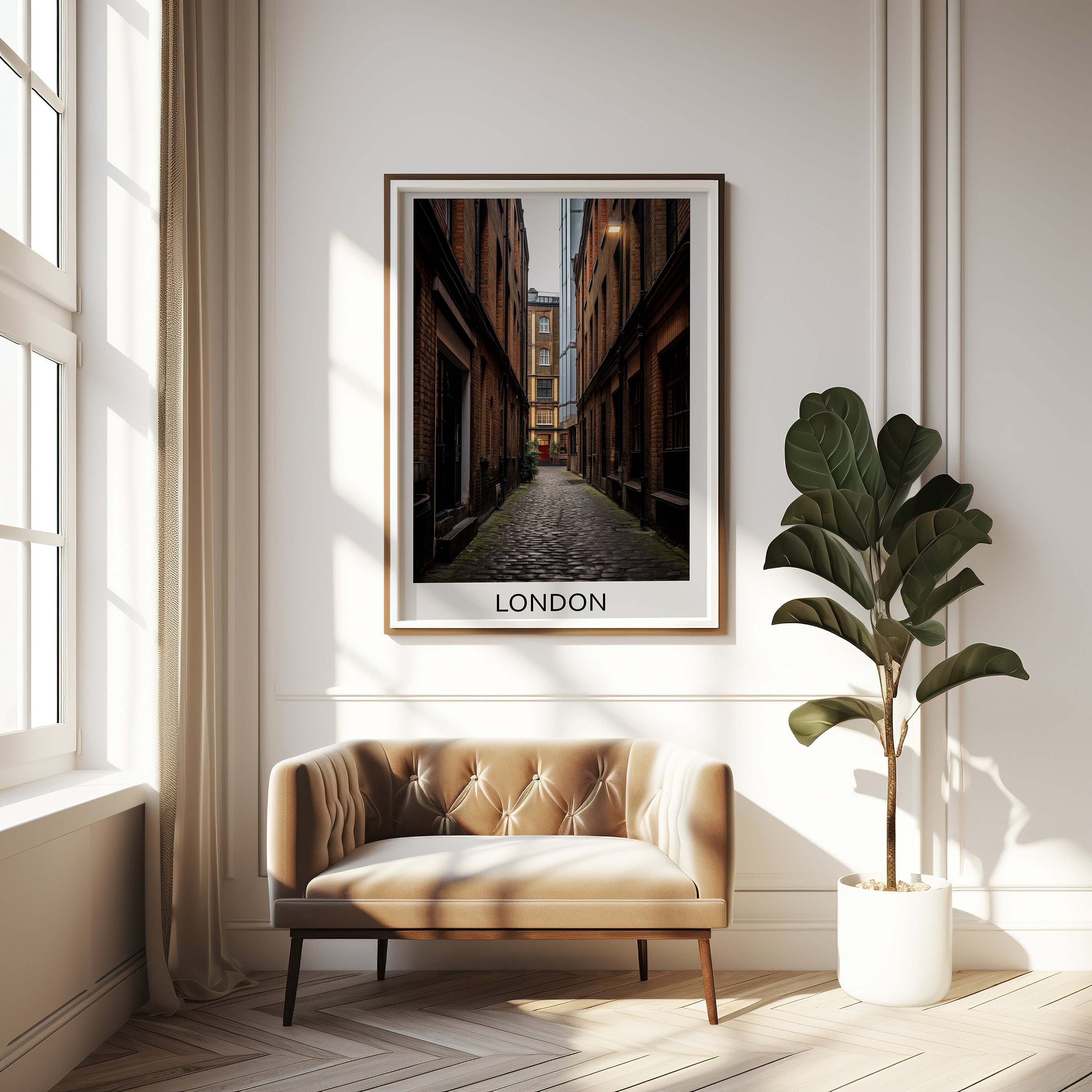 Alley Way Posters Wall Art of Cities London New York Tokyo Poster New ...