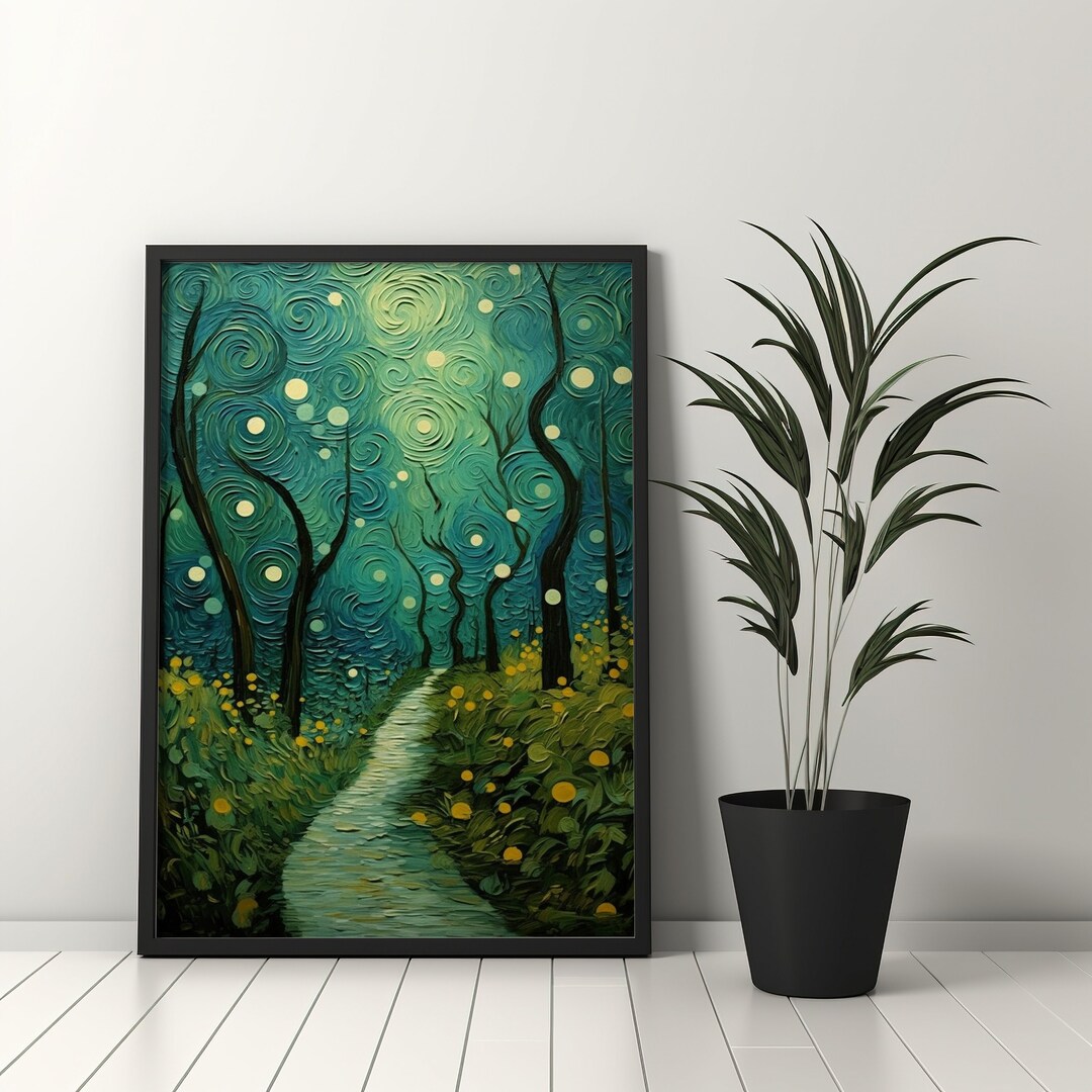 Forest Green Wall Art Moss Green Wall Art Green Poster - Etsy Australia