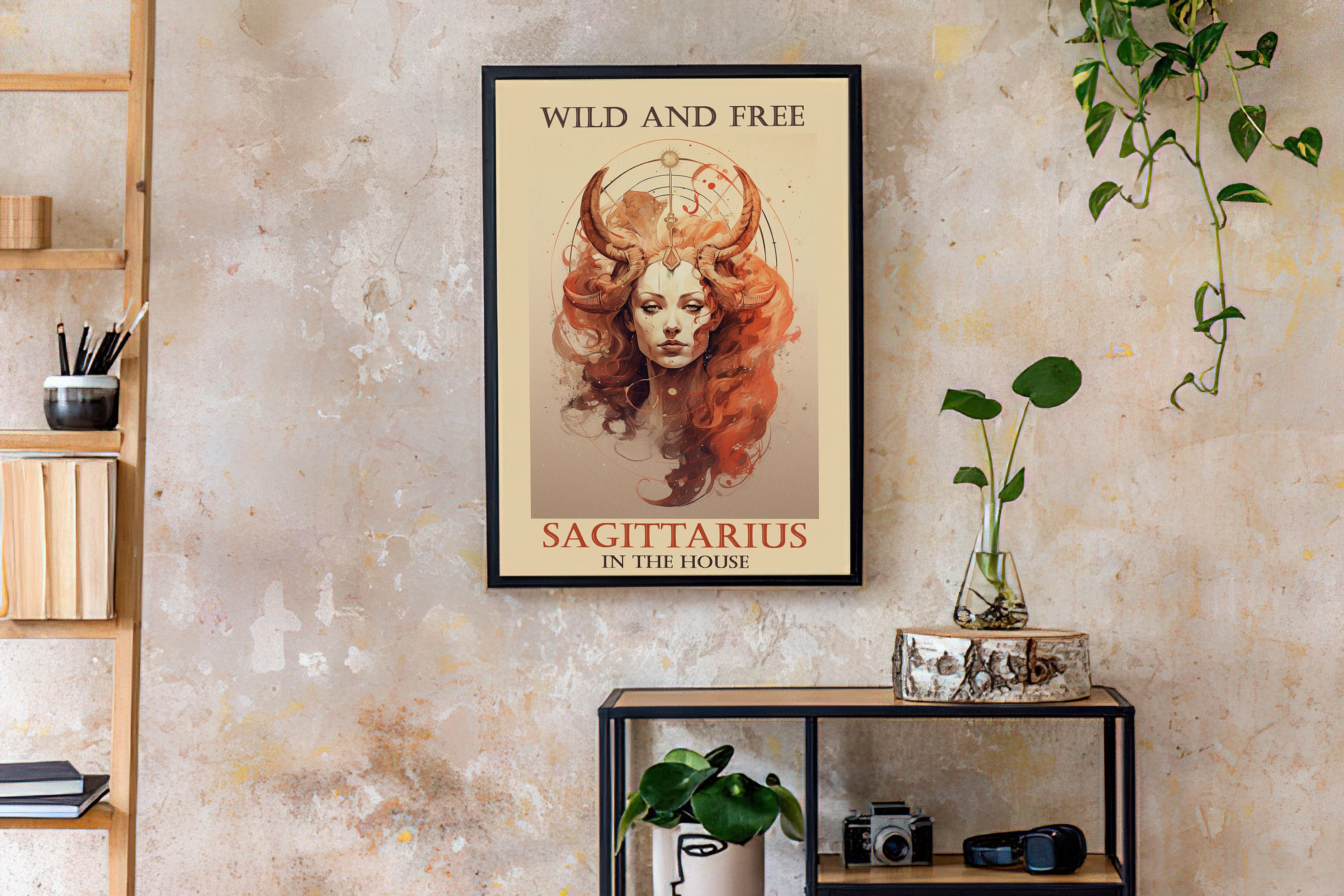Sagittarius Poster Sagittarius Wall Art Zodiac Wall Art - Etsy