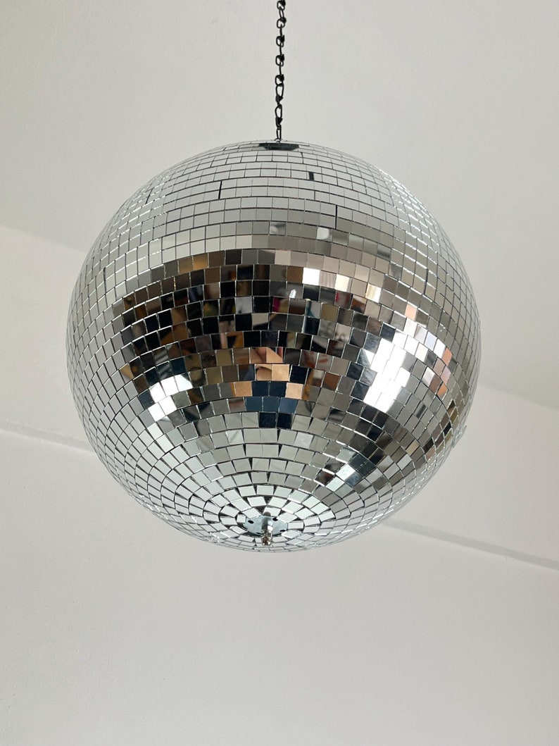 Vintage 80's Mosaic Glass Disco Ball With Rotor - Etsy