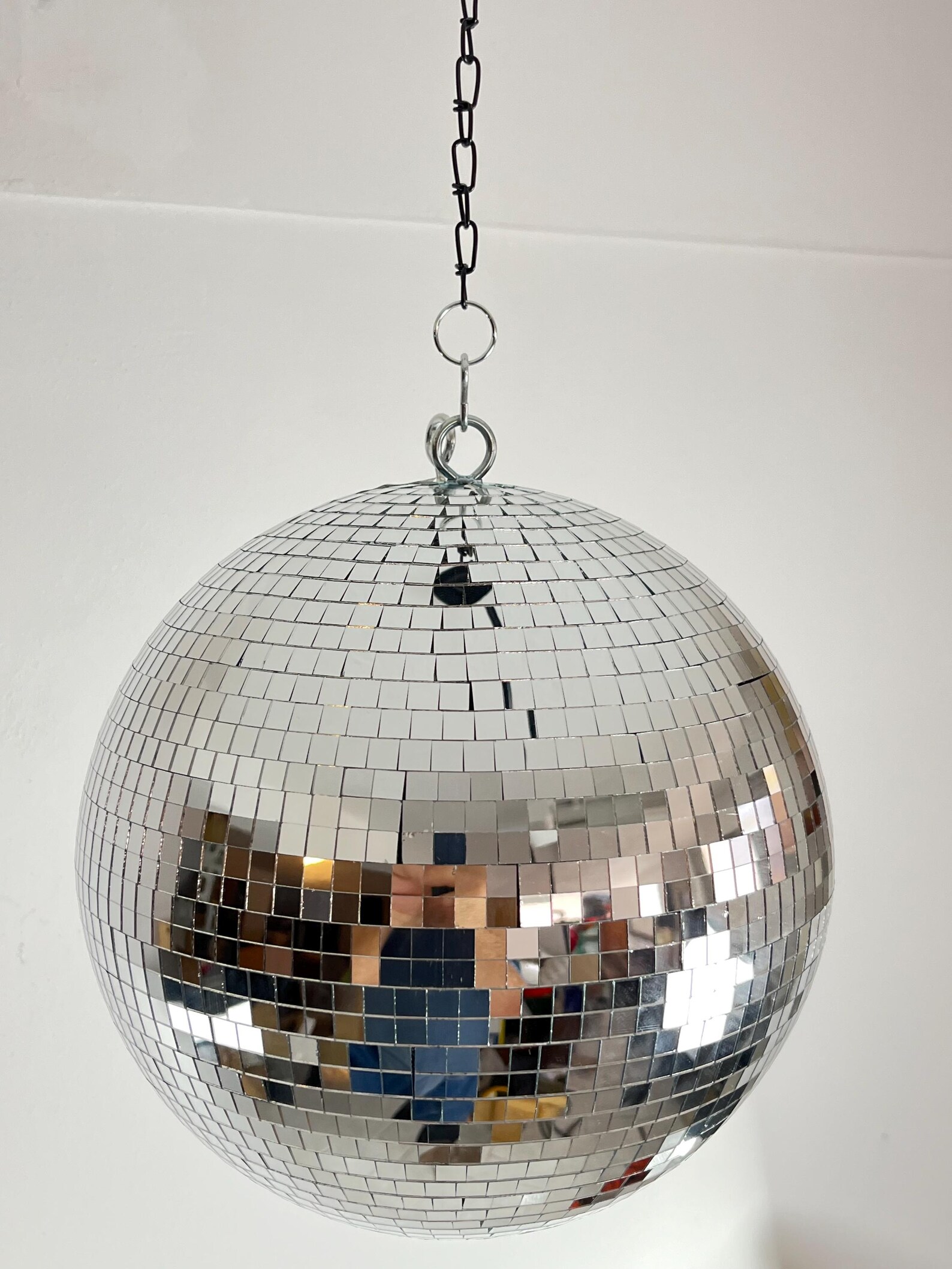 Vintage 80's Mosaic Glass Disco Ball With Rotor - Etsy