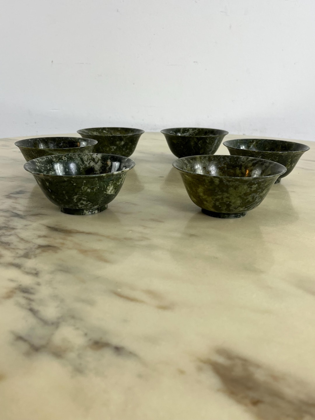 Set of 6 Chinese Jade Bowls, 1930s - Etsy