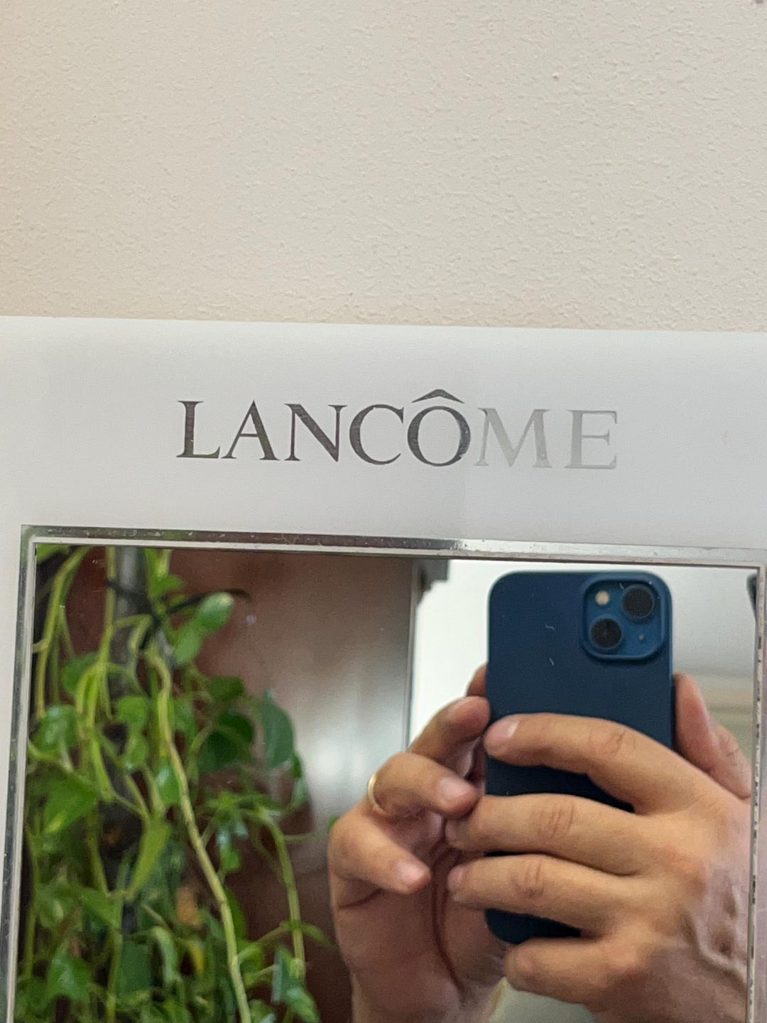 Lancôme Paris Adjustable Table Mirror Resin and Brass, 1970s - Etsy