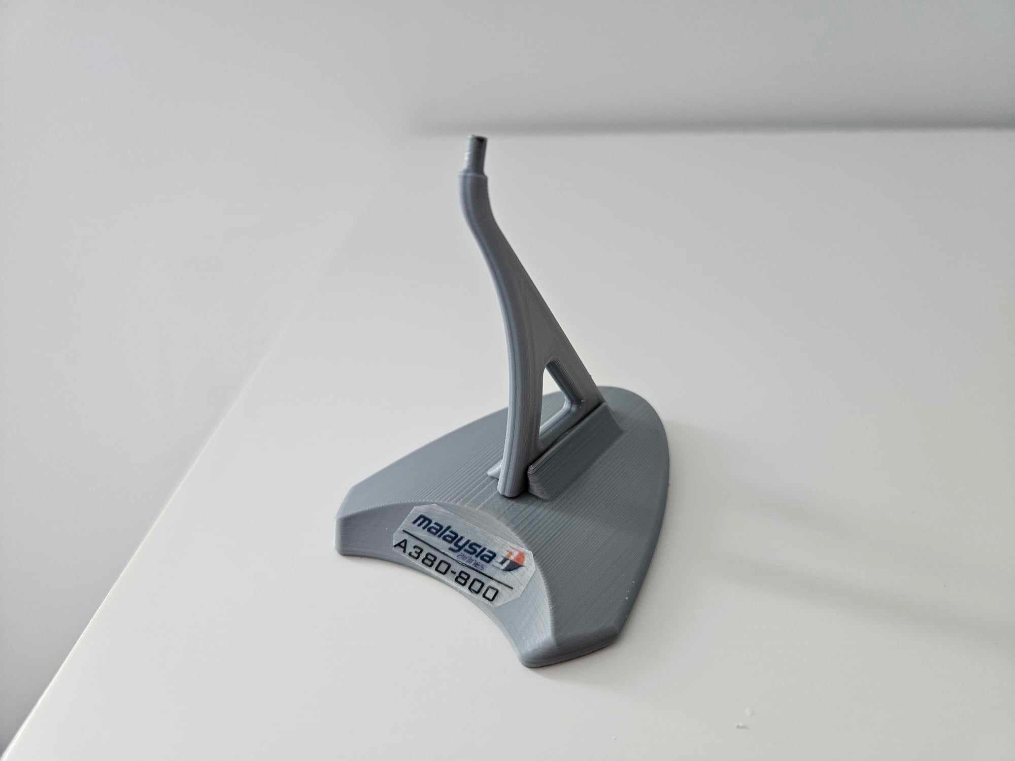 Display Stand for 1/400 Diecast Model Planes (2pcs With Optional Label ...