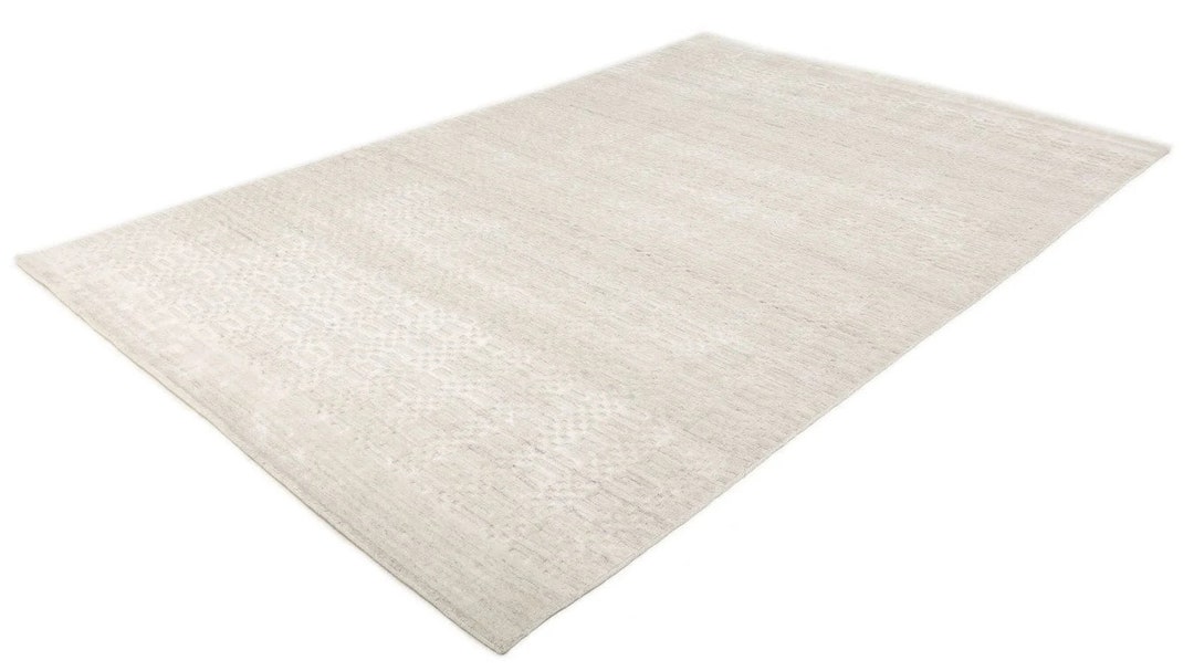 Loribaf Modern Handloom Wool Natural 100% Woolen Hand Tufted Rug ...