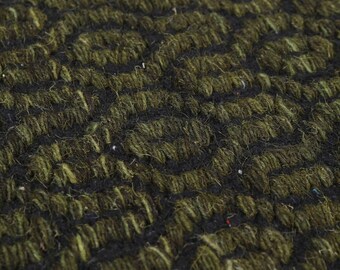 Kilim Alva Green Balck Color Wool Kilim Rug Handwoven, Kilim Jute Rug ...